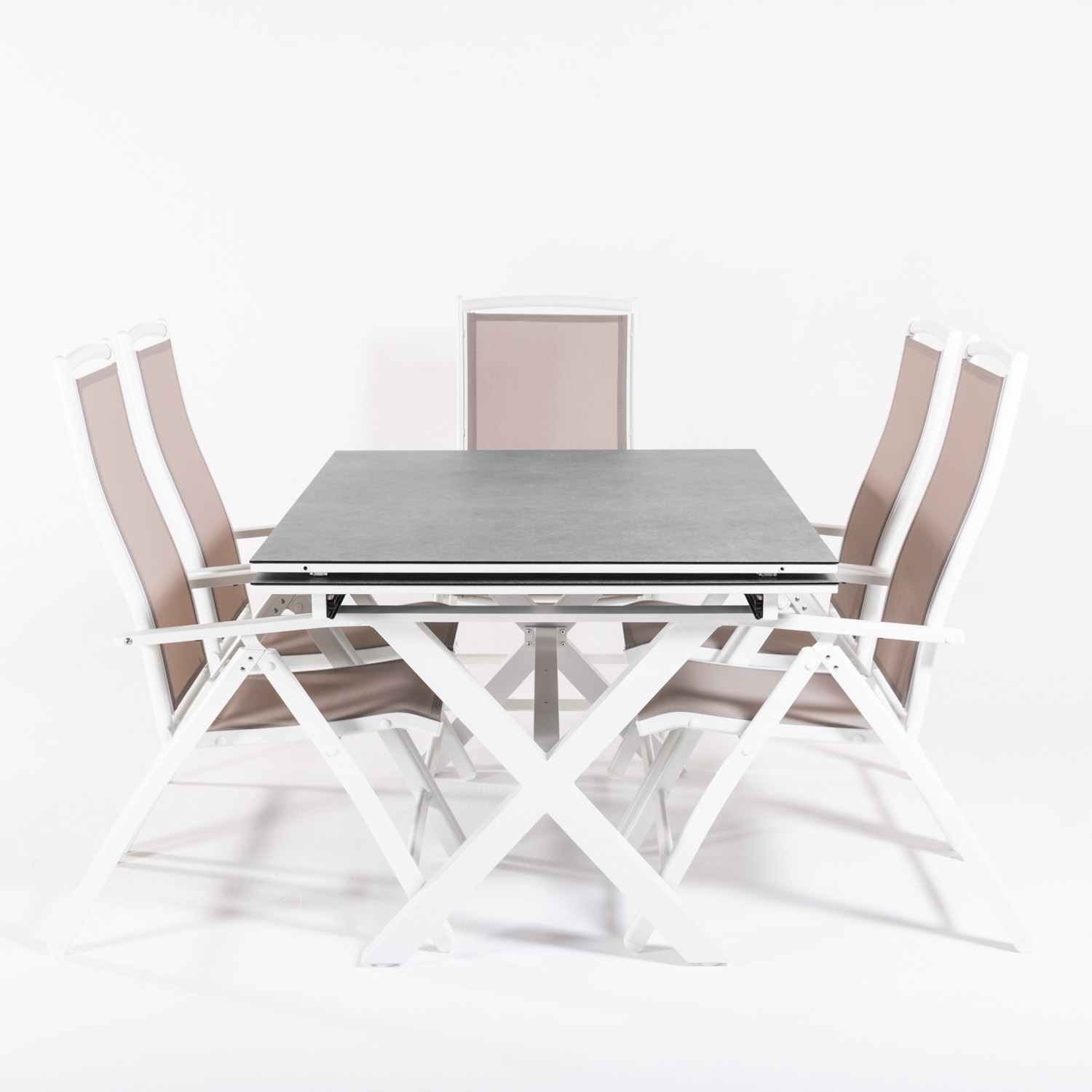 Ensemble De Tables Et Chaises Inclinables Pour Terrasse,table ...