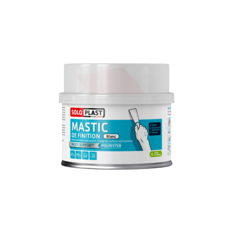 Mastic Soloplast Type Ferro Élastic Blanc 870g Avec Durcisseur à Prix ...