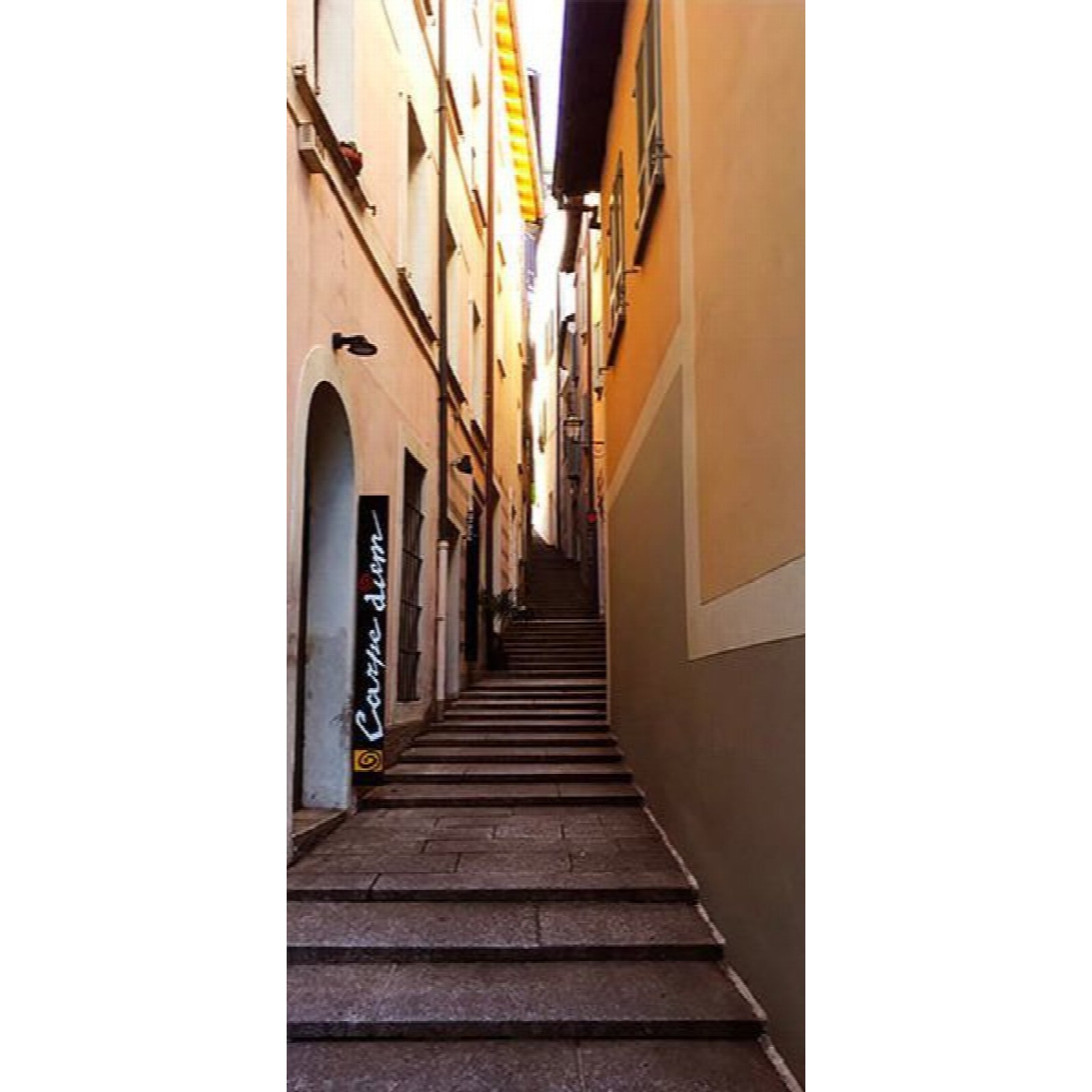 Papier Peint Pour Porte Ruelle D'été à Prix Carrefour