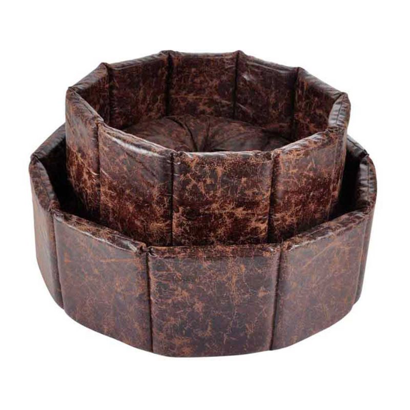 Paris Prix - Lot De 2 Paniers Pour Chien & Chat "chester" 48cm Chocolat ...