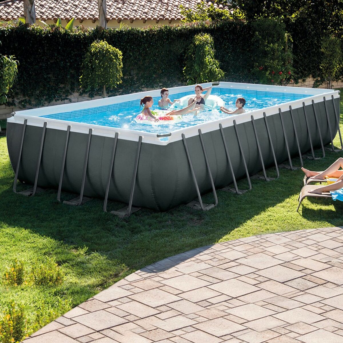 Piscine Démontable Intex 732 X 132 X 366 Cm à Prix Carrefour