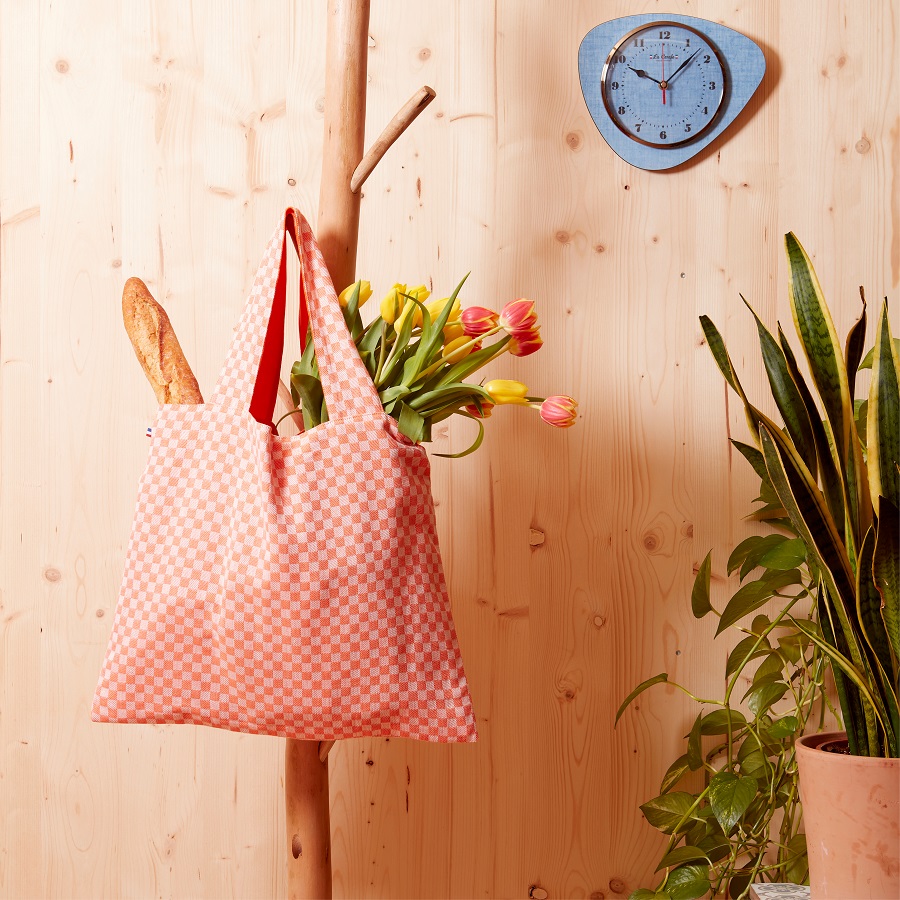 Le Sac À Provision - Sac De Courses - Doublé Et Réversible - Pliable ...