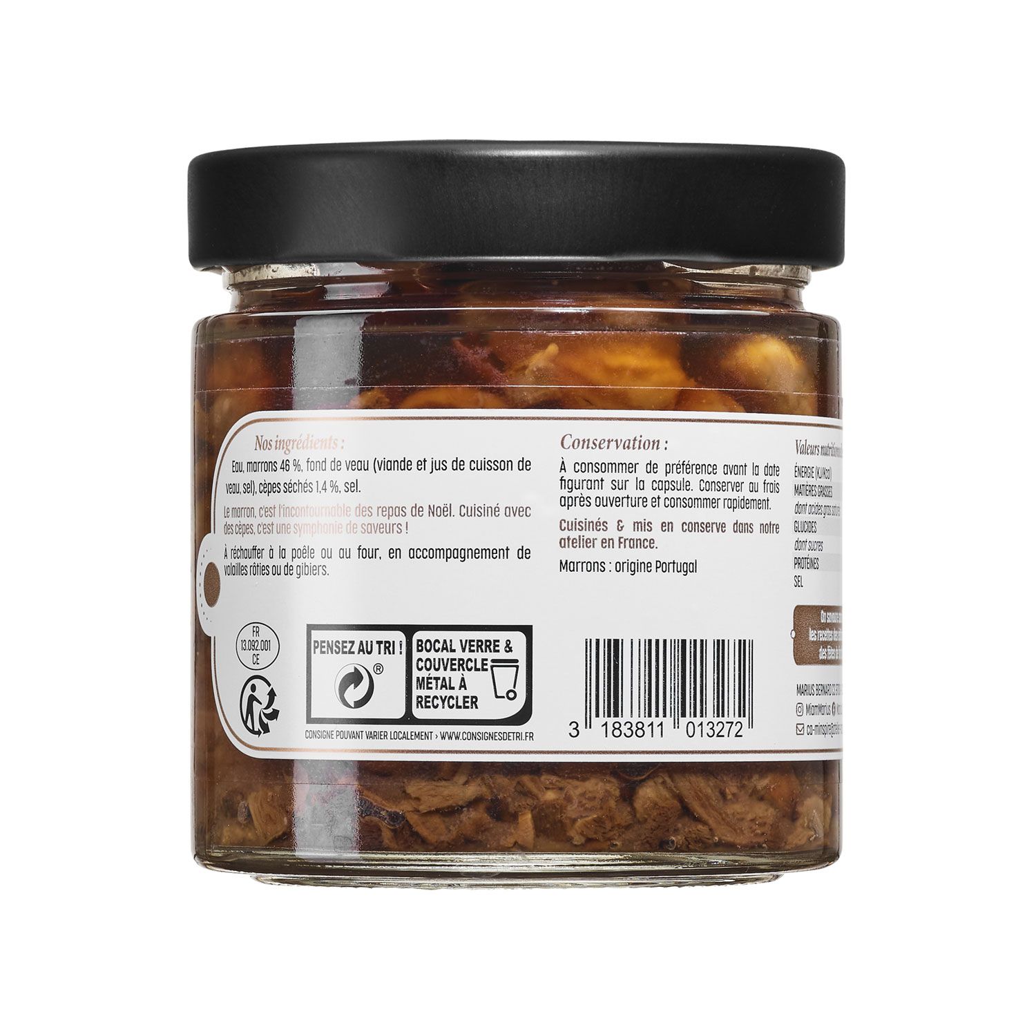 Marrons Cuisinés Aux Cèpes à Prix Carrefour