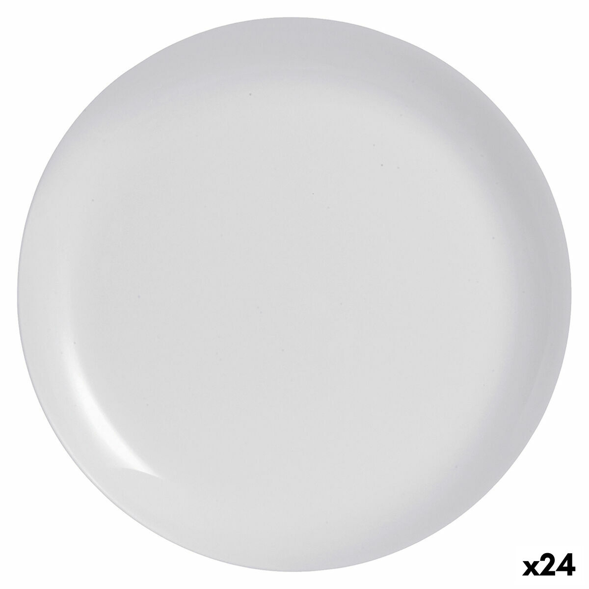 Assiette Plate Luminarc Diwali Gris Verre Verre Trempé (ø 27 Cm) (24 ...