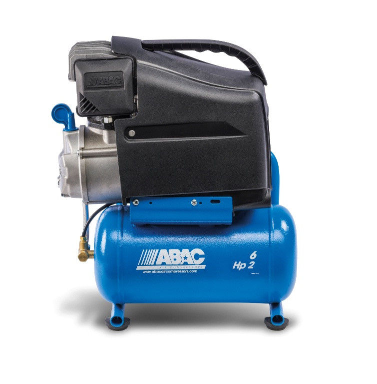 Abac - Compresseur À Piston Lubrifié 6l 10bar 2cv 13,2 M3/h - Start L20 ...