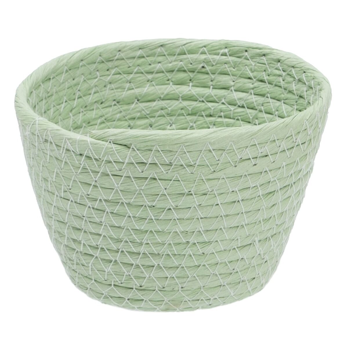 Lot De Paniers Corde 17 X 17 X 20 Cm Vert Clair (3 Pièces) à Prix Carrefour