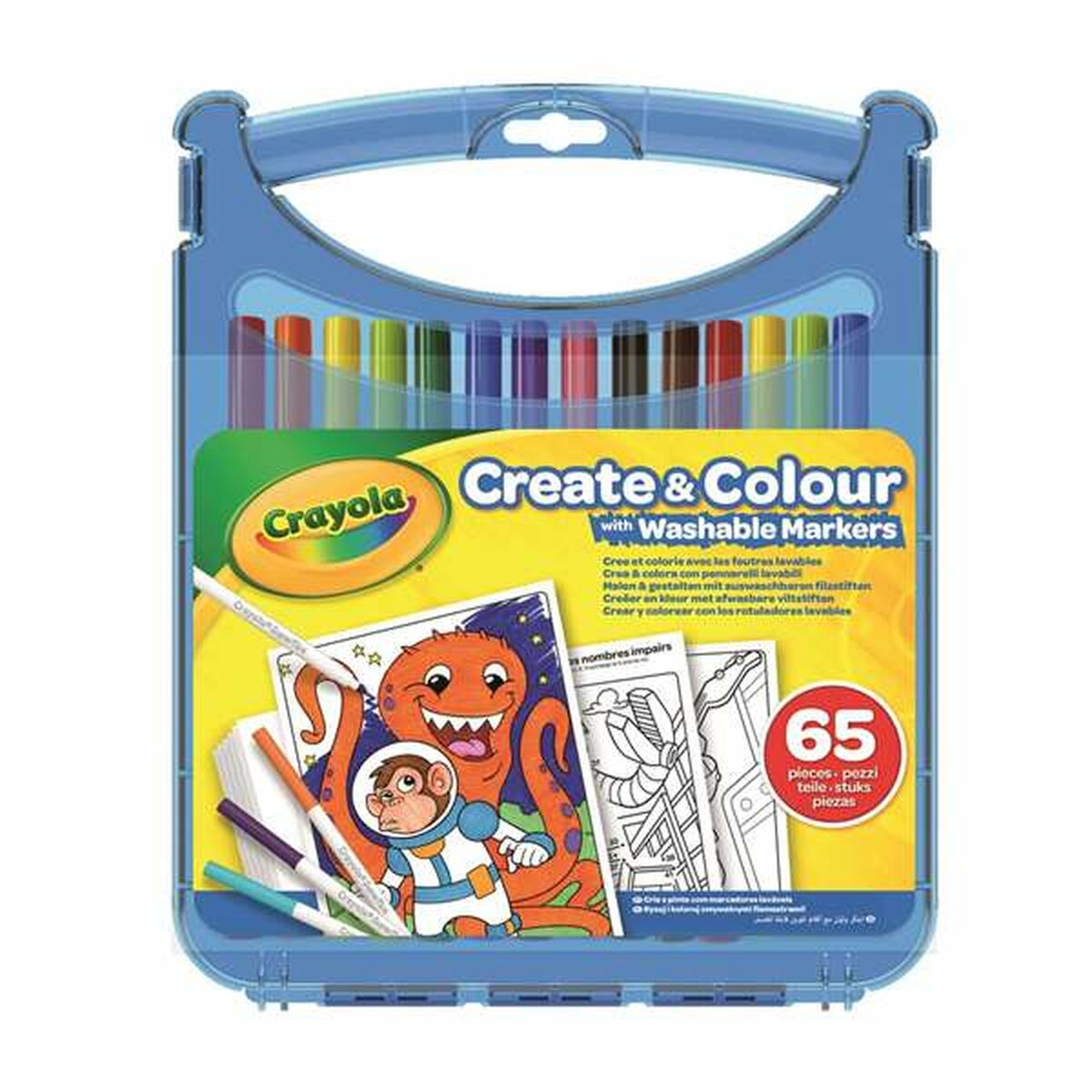 Ensemble De Marqueurs Crayola Lavable 65 Pièces à Prix Carrefour