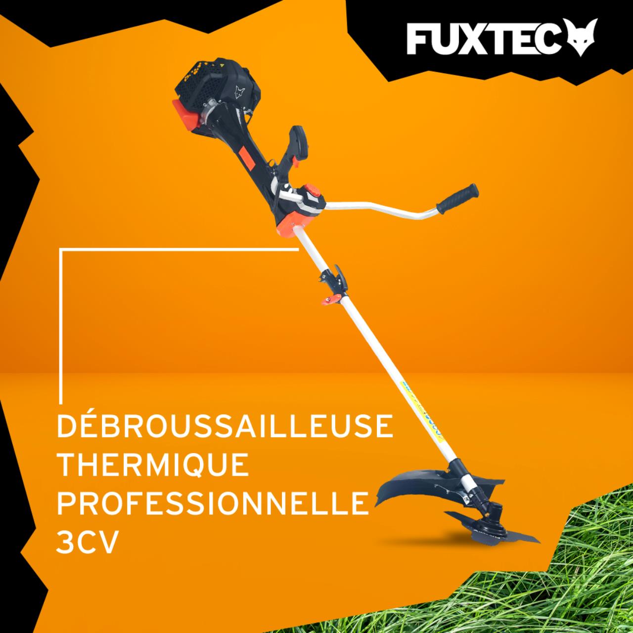 Débroussailleuse Thermique Professionnelle - Fuxtec Fx-ps152 - 52cm3 ...