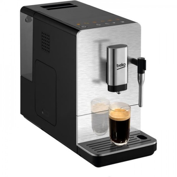 Machine A Cafe Expresso Broyeur Automatique - Beko Ceg5311x - Noir ...