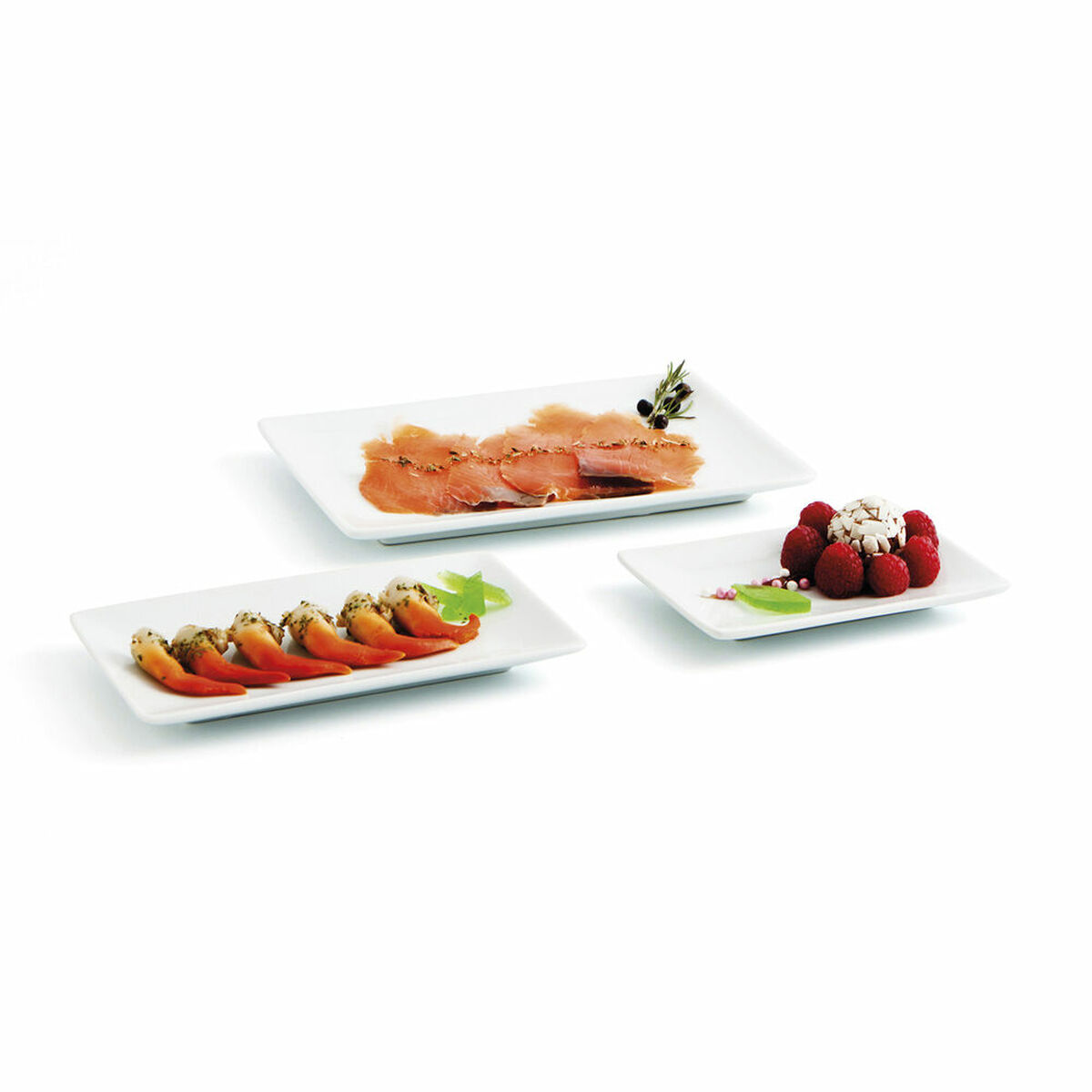 Assiette Quid Gastro Fun Petit Céramique Blanc (16,5 X 9,5 X 2 Cm ...