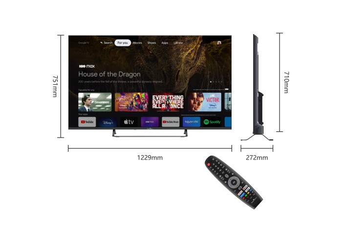 Smart Tech Tv 4k Uhd 55" (139 Cm) 55ug10v3, Smart Tv Google Tv, Hdmi, Usb à Prix Carrefour