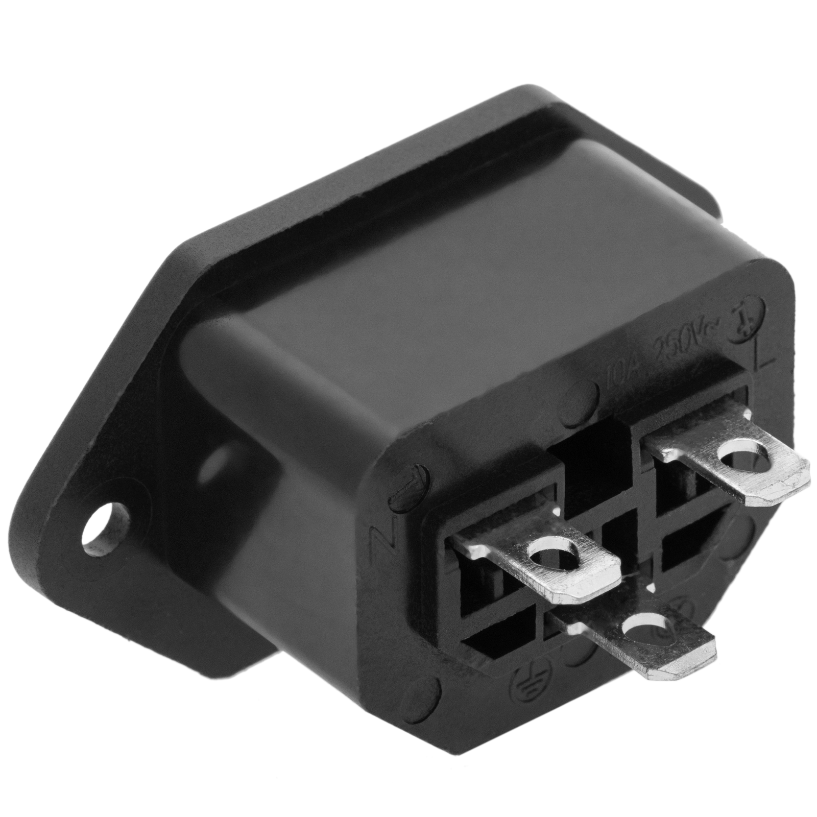 Fiche Femelle Encastrée Iec-60320 C13 Pour Panneau Et Remplacement à Prix Carrefour