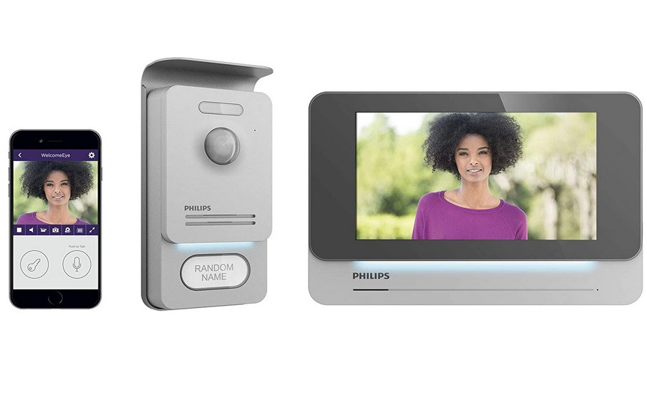 Philips - Visiophone Connecté Écran 7 Noir Welcomeeye Connect Pro ...