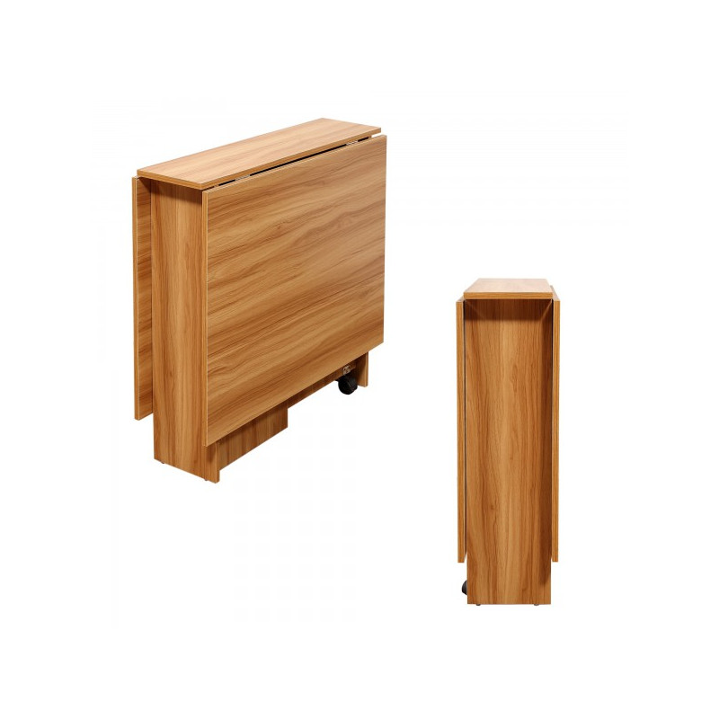 Table De Cuisine Pliable Sur Roulettes à Prix Carrefour