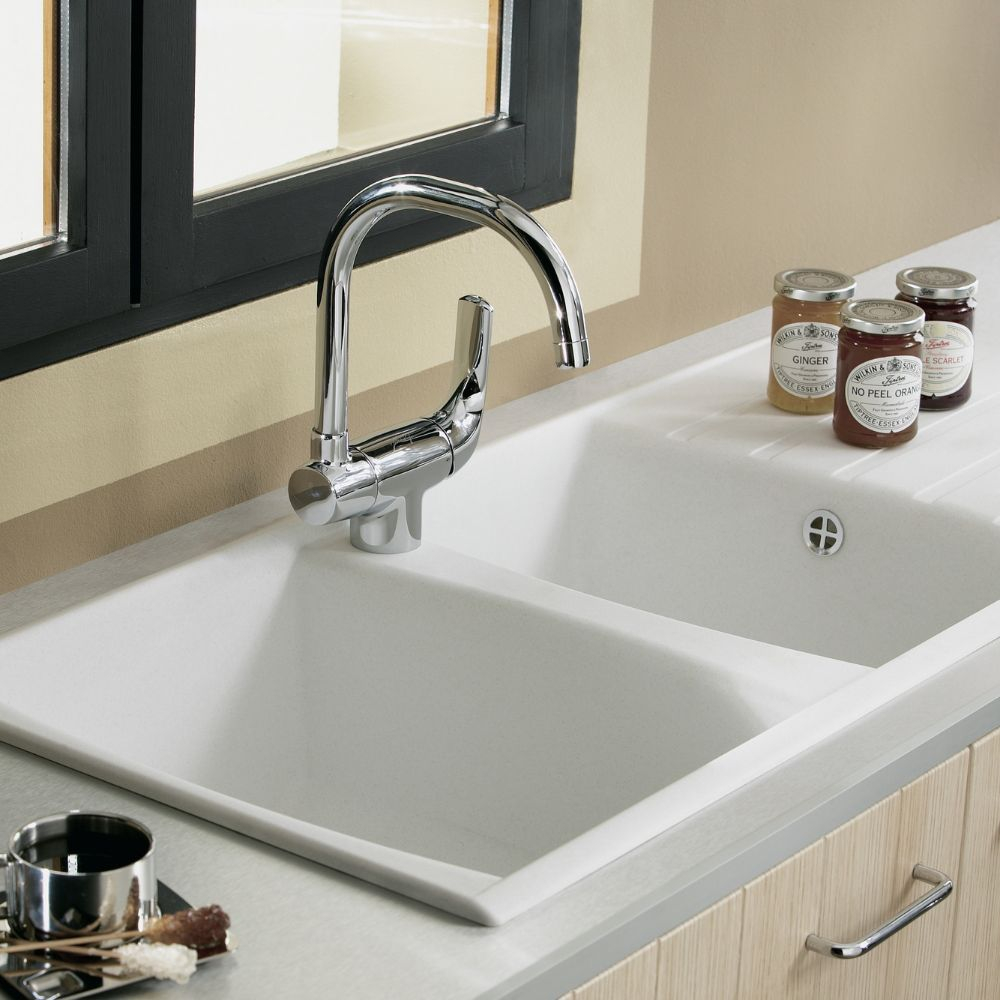 Mitigeur Évier Jacob Delafon Natéo, Orientable & Rabattable à Prix ...