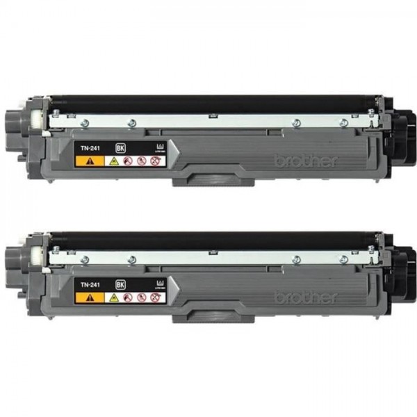 Pack De 2 Toners Tn241bktwin-brother-noir-2x2500p.- Dcp-9015, Dcp-9020 ...