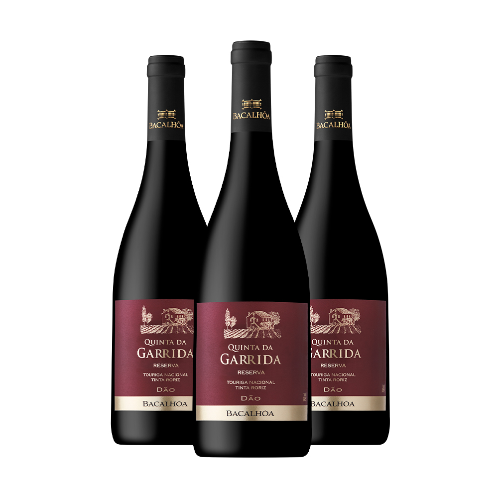 Pack 3 Quinta Da Garrida Reserva Rouge 0,75l : les 3 packs de 4.3 kg à ...