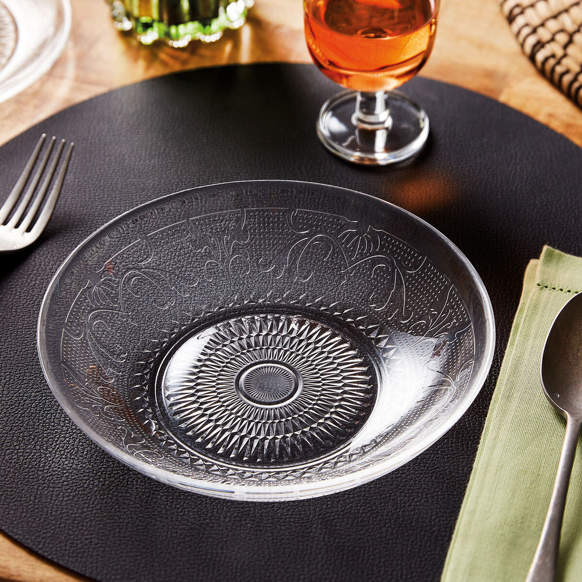 Assiette Creuse Luminarc Sixtine Transparent Verre (20 Cm) (24 Unités ...