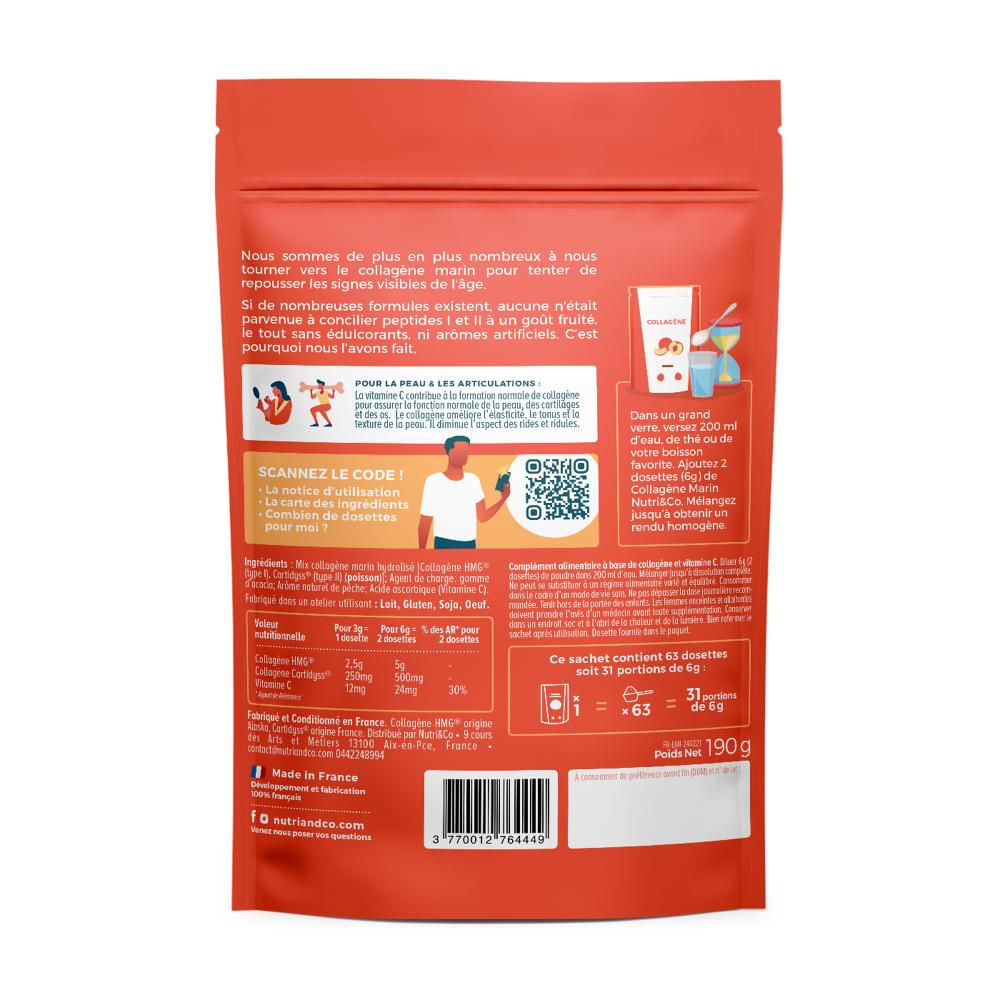Nutri&co • Le Collagène Marin • Peau Et Articulations • Pack Découverte ...