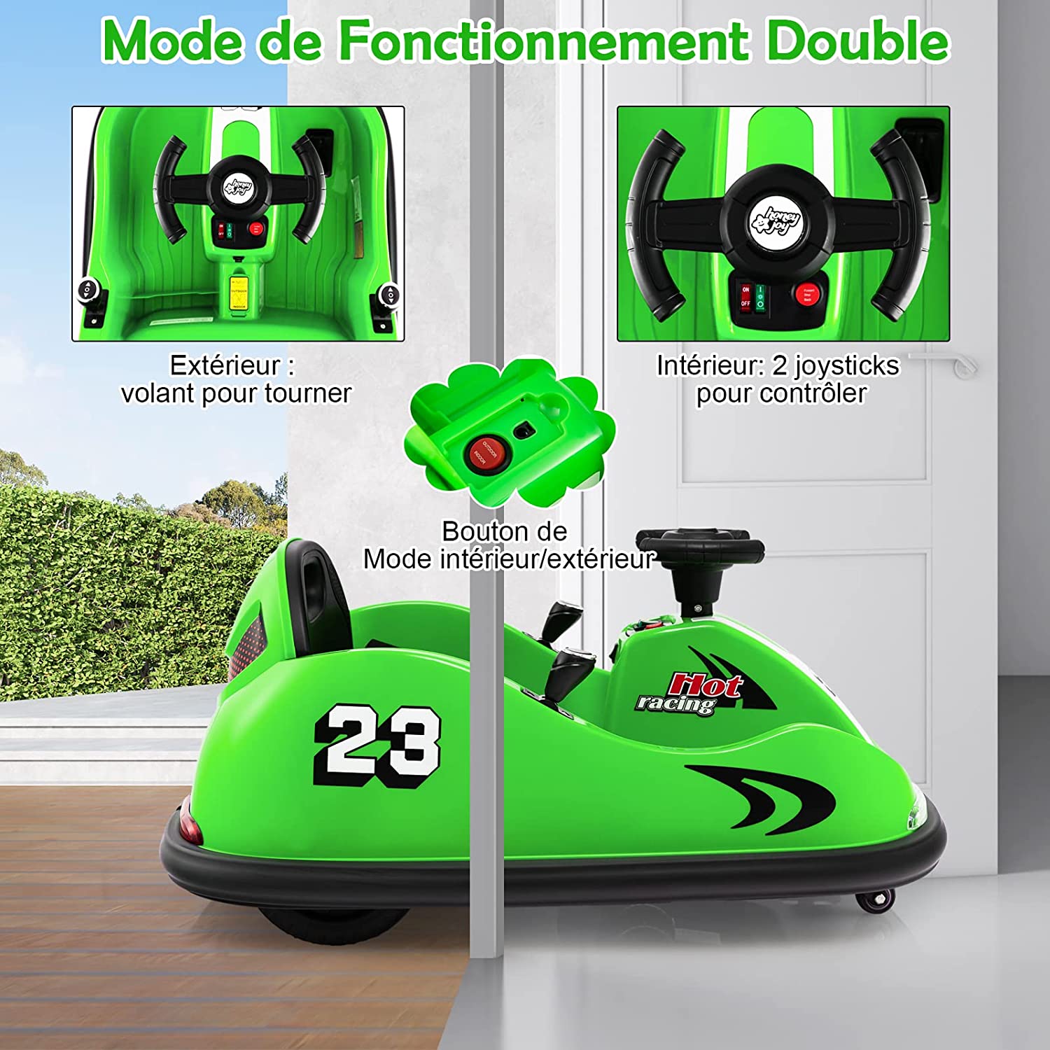 Auto Tamponneuse Électrique Enfants 6v Avec Télécommande 2.4g à Prix ...