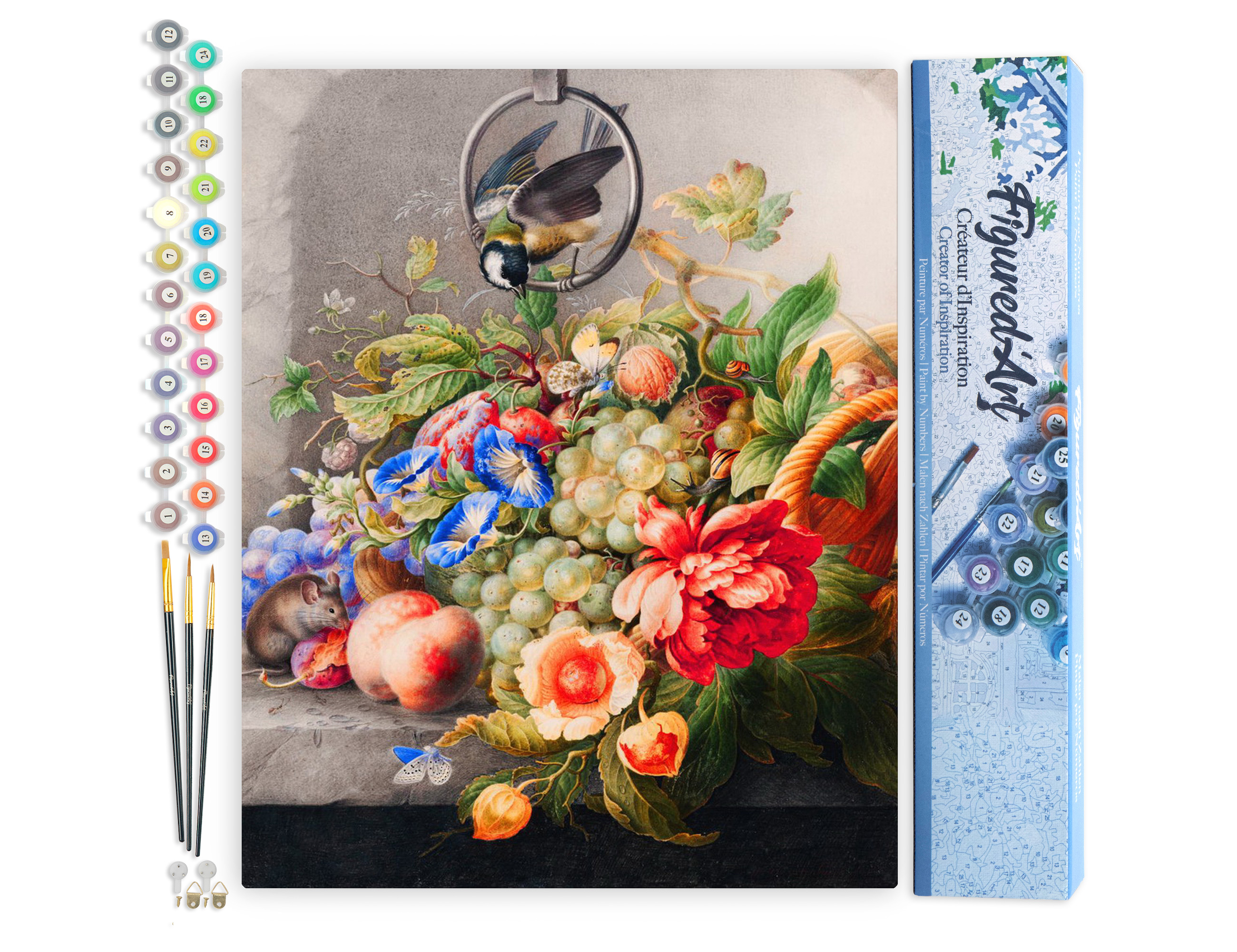 Peinture par Numéro Figured'Art - Fleurs et Fruits - Herman ...