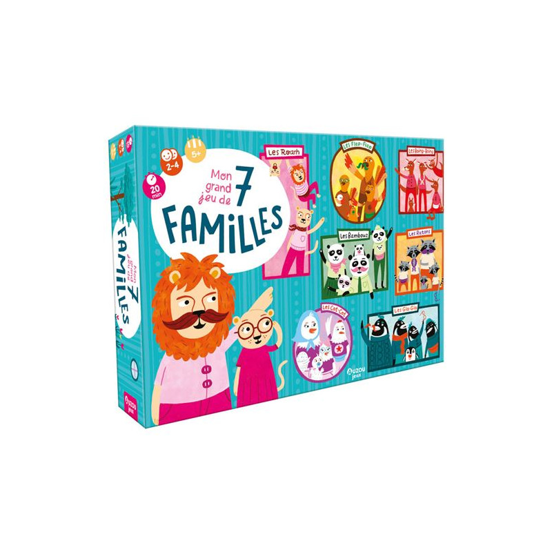 Jeu De Société Auzou Mon Grand Jeu De 7 Familles à Prix Carrefour