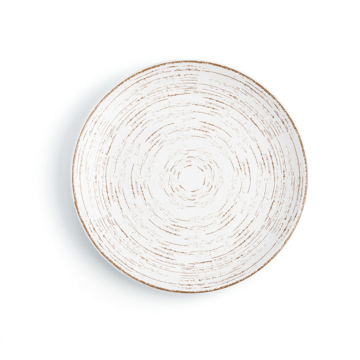 Assiette Plate Ariane Tornado Céramique Bicolore (ø 18 Cm) (12 Unités ...