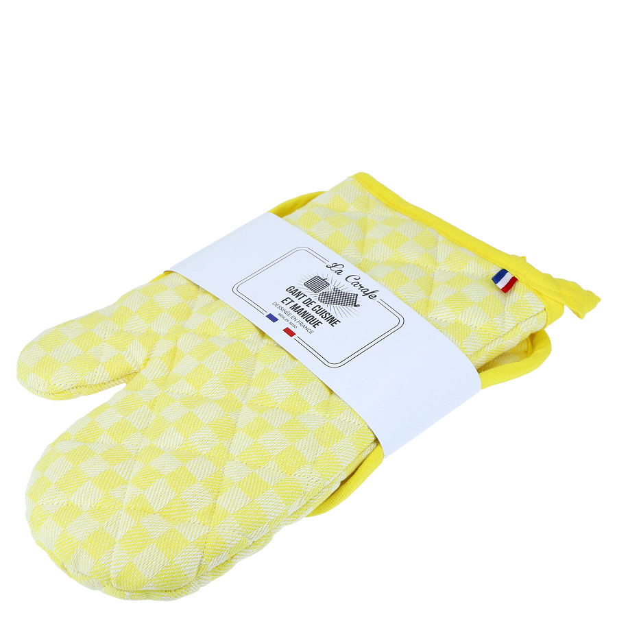 Set Gant De Cuisine Et Manique - Résistants À La Chaleur - Lavables En ...