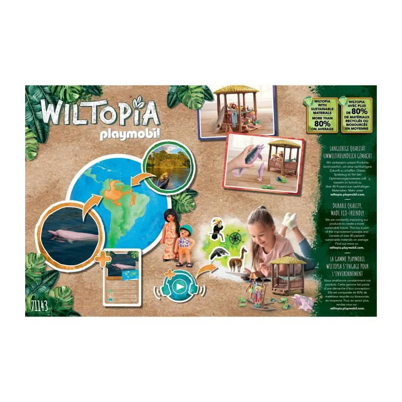 Playmobil Wiltopia - Promo Wiltopia - Voyage À La Pagaie Avec Les ...