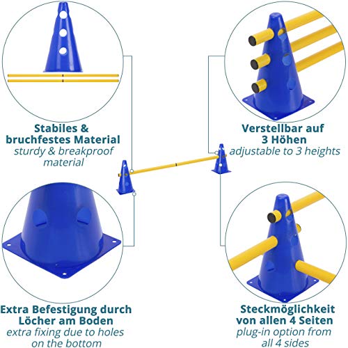 Smartpeas Haies Et Plots De Sport, D’athlétisme Et Foot En 15 Parties ...