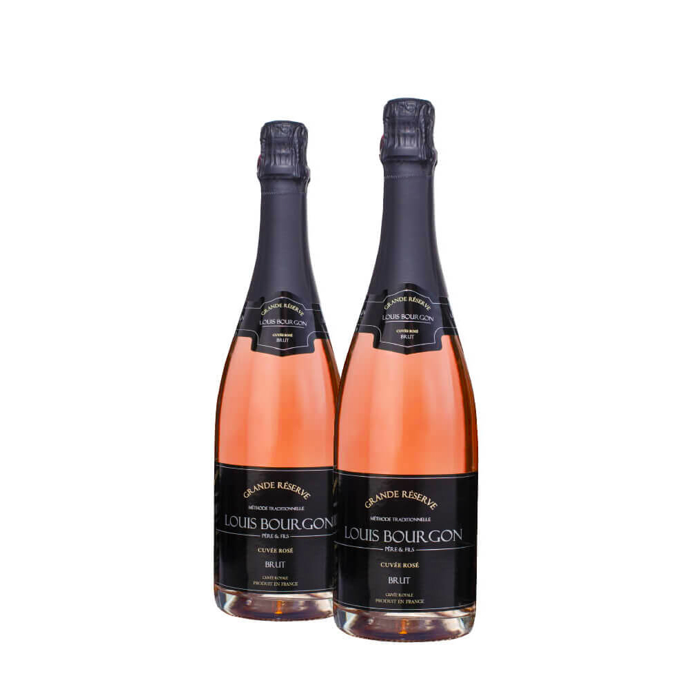 Pack 2 Louis Bourgon Grande Réserve Cuvée Rosé Brut 0,75l : les 2 packs ...