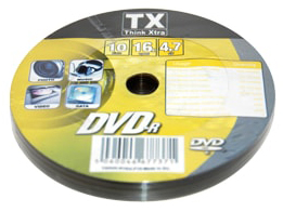 Pack De 10 Dvd-r 4.7go Tx Think Xtra 16x à Prix Carrefour