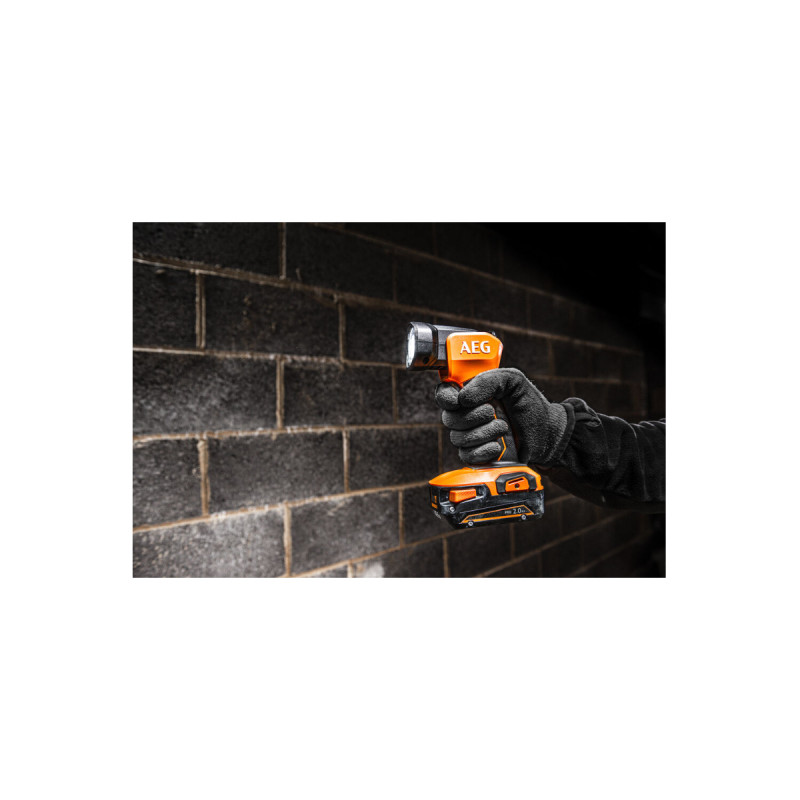 Pack Aeg 18v - Lampe Torche Led Pivotante 340 Lumens - Batterie 4.0 Ah ...