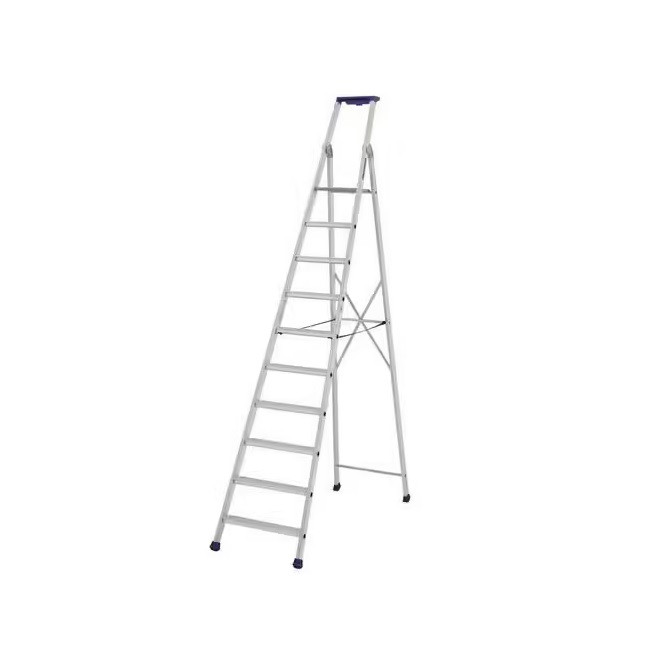 Escabeau 10 Marches Tubesca Maxibat Hauteur Accès 4,28m En Aluminium ...