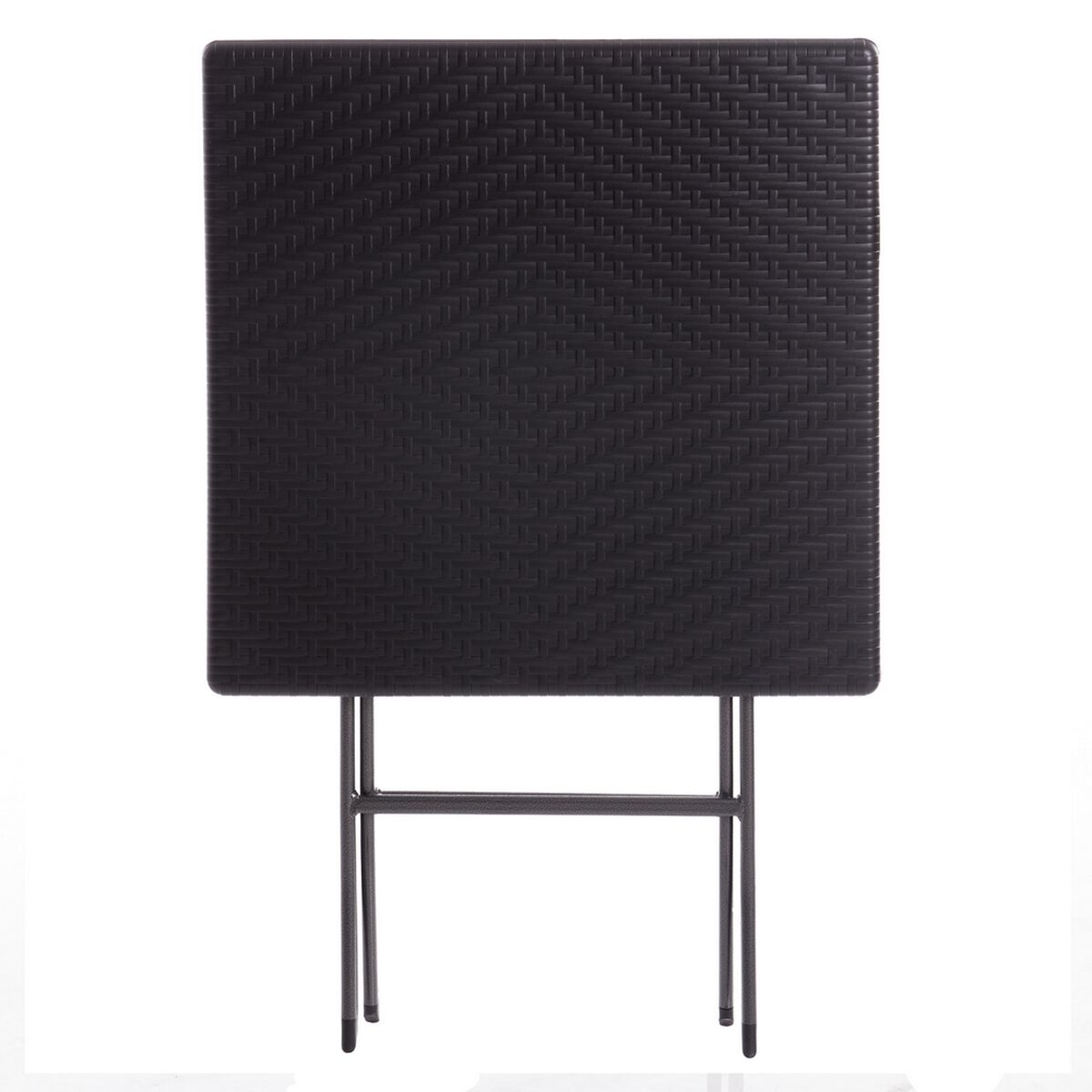 Table D'appoint Pliable Logic 62 X 62 X 73 Cm Noir Polyéthylène à Prix ...