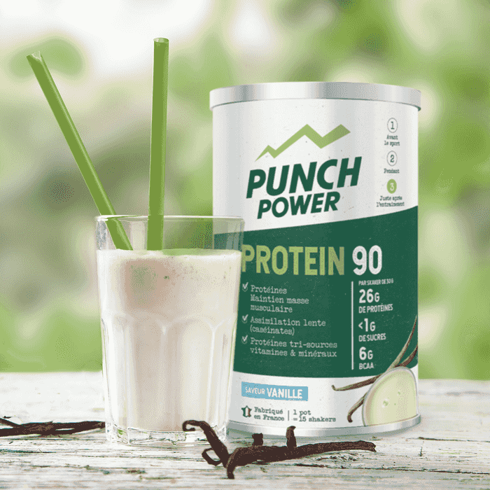 Punch Power Protein 90 - 450 G - Vanille PUNCH POWER : le pot de 450 g ...