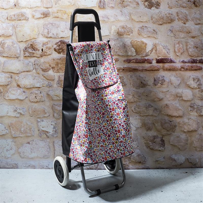 Chariot Course Shopping Pvc 2 Roues Liberty à Prix Carrefour