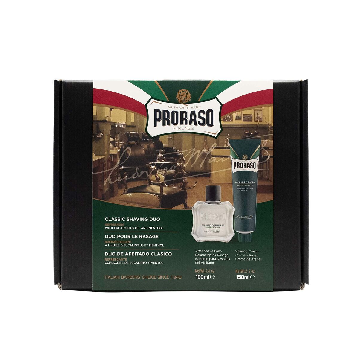 Set De Rasage Proraso Classic Shaving Duo Rafraîchissant 2 Pièces à ...