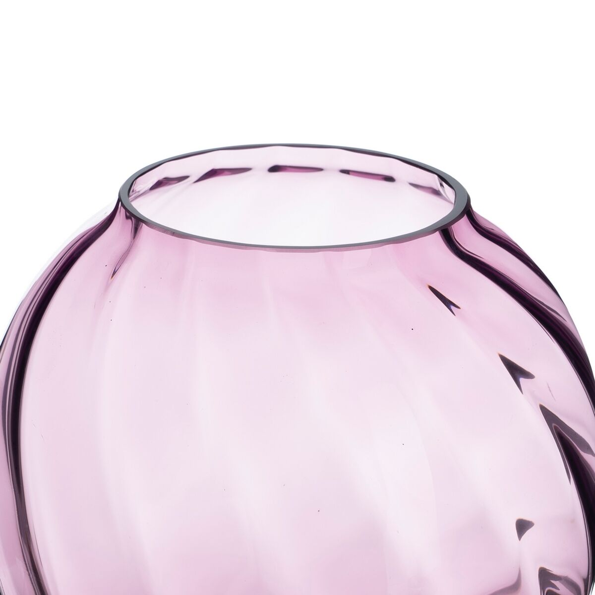 Vase 21 X 21 X 25 Cm Verre Mauve à Prix Carrefour