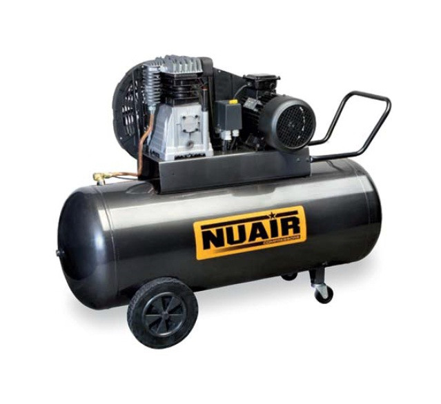 Compresseur Entrainé Par Courroie 200 Litres 4cv 3kw Triphasé 10 Bars Lubrifié B3800b/200ct4 ...