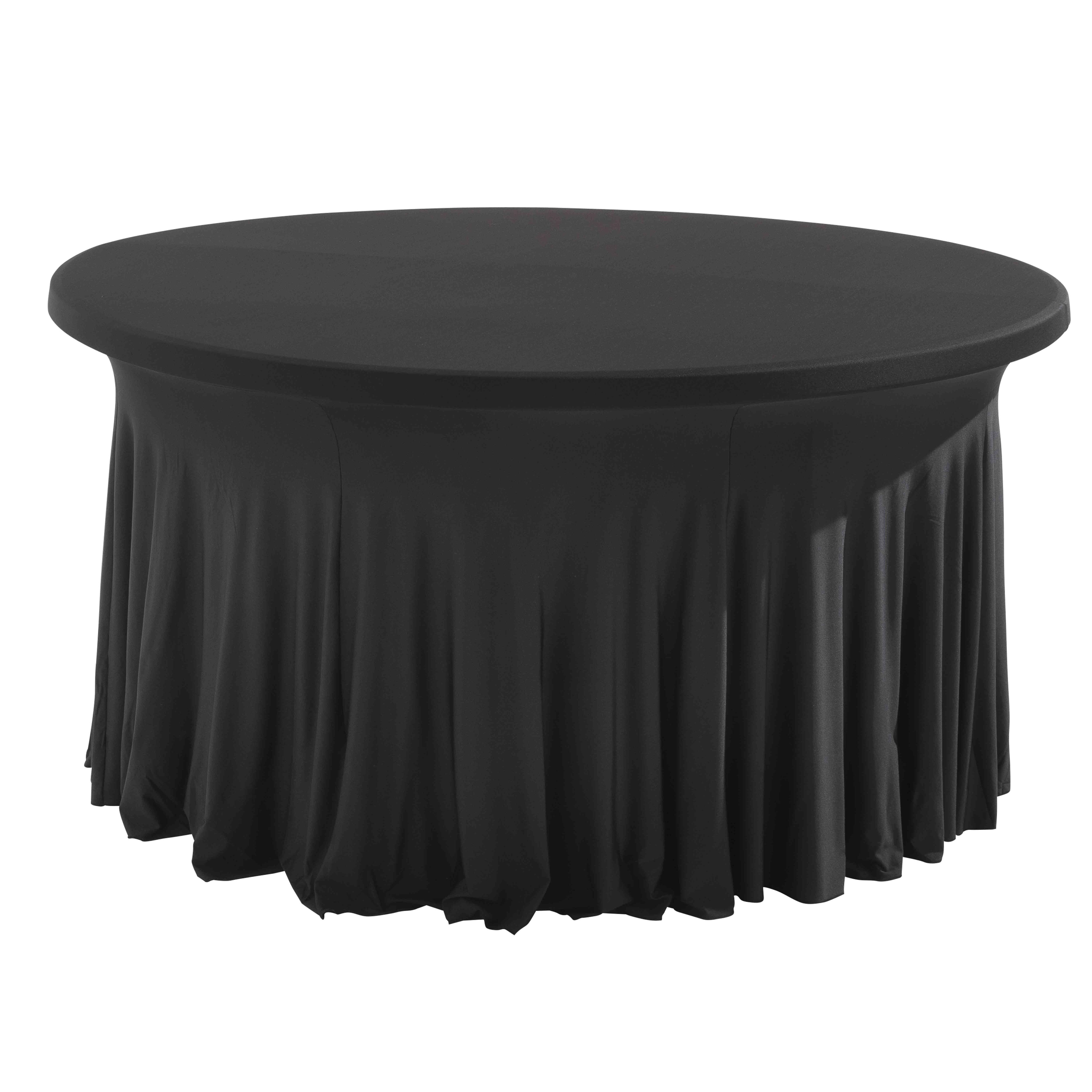Nappe Pour Table Ronde 180cm Élastique Noire à Prix Carrefour