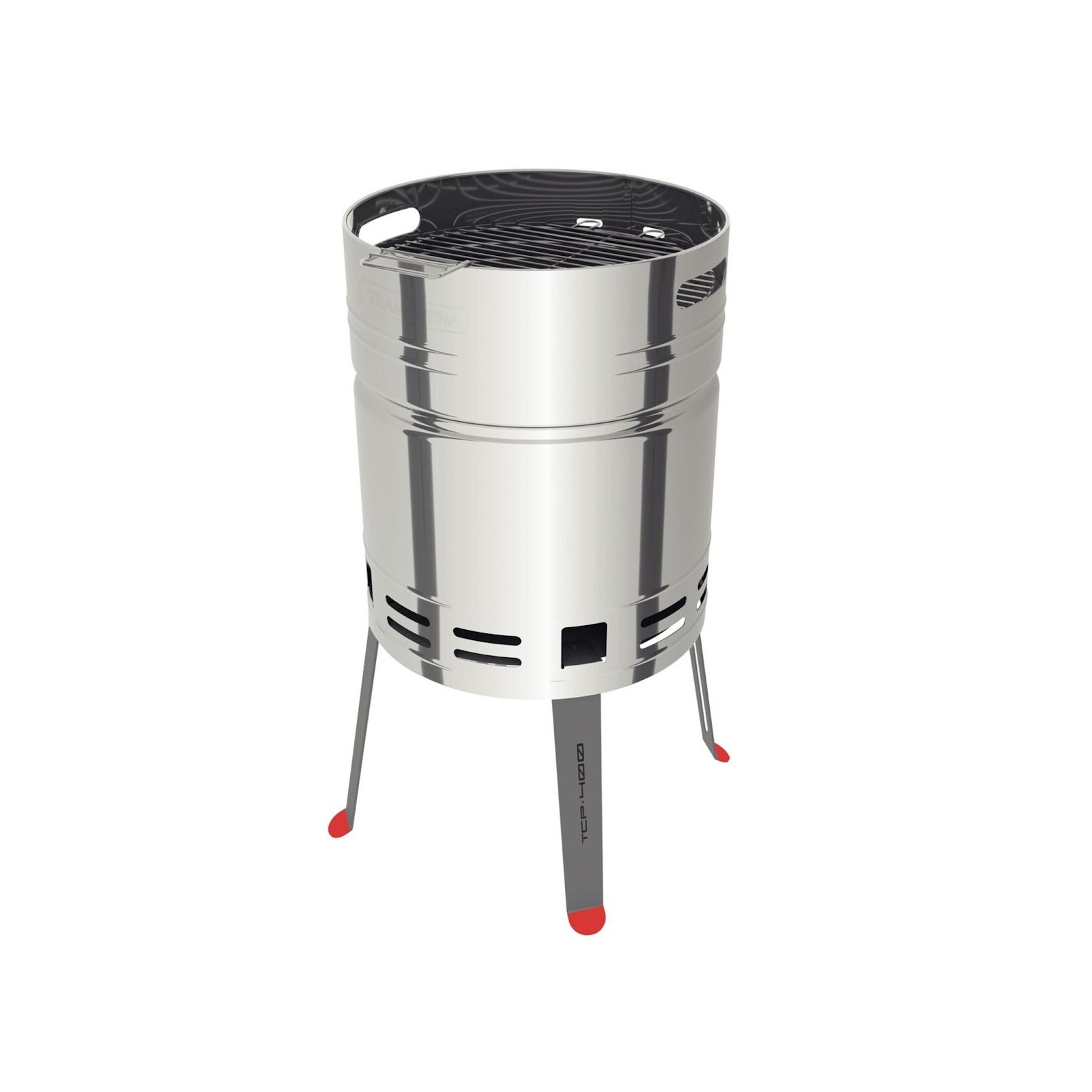 Barbecue Baril À Charbon Churrasco, 46x41x76cm, Inox Tramontina à Prix ...