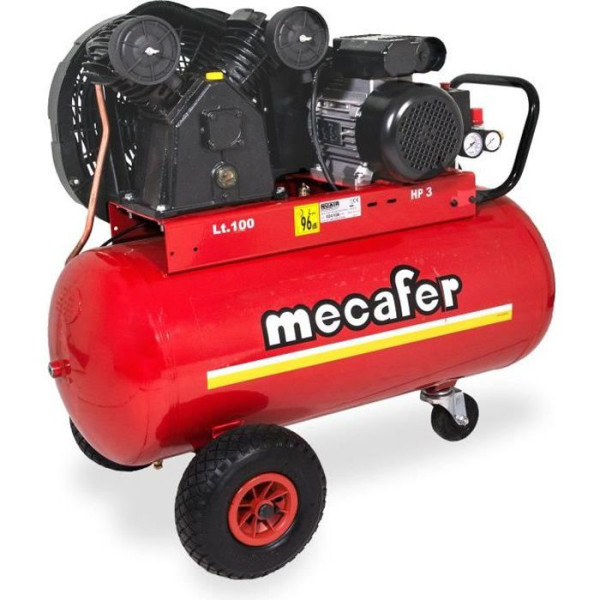 Mecafer Compresseur 100l - 3cv - 10 Bars - Bicylindre V Fonte à Prix ...