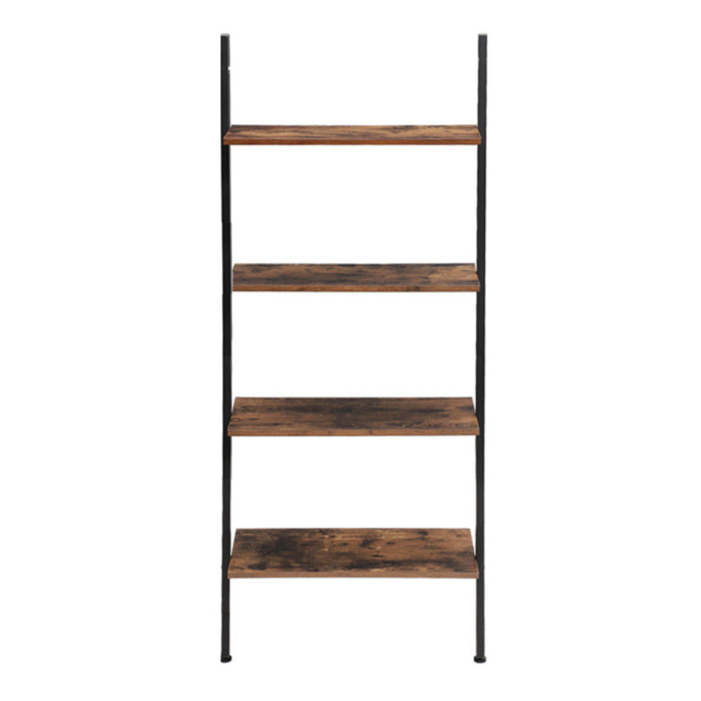 Étagère Échelle De Style Industriel Bibliothèque Meuble De Rangement À 4 Niveaux Étag à Prix ...
