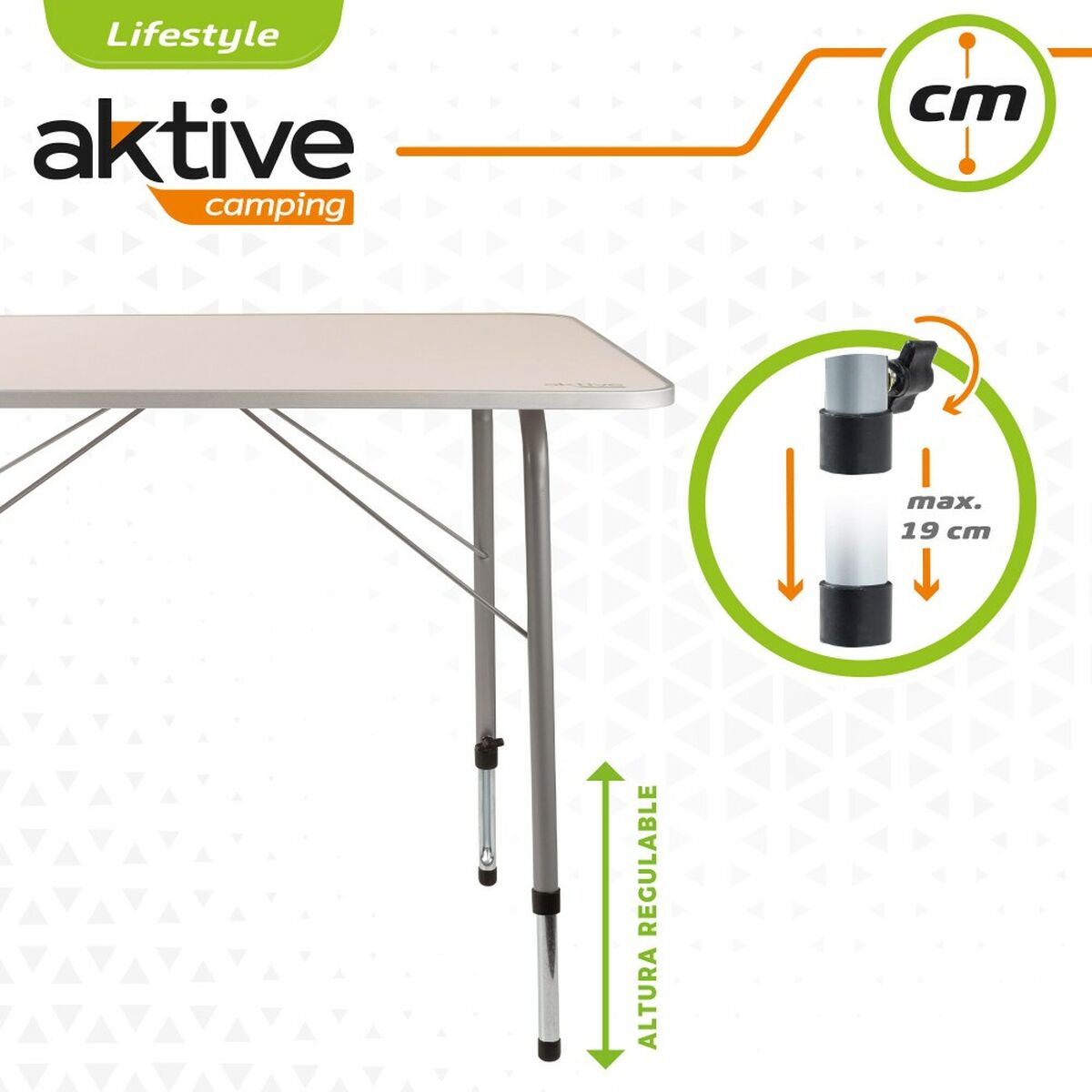 Table Aktive Pliable De Camping 80 X 69 X 60 Cm à Prix Carrefour