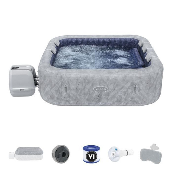 Bestway Spa Gonflable Carré Lay-z-spa San Francisco Hydrojet Pro™ 5 A 7 ...