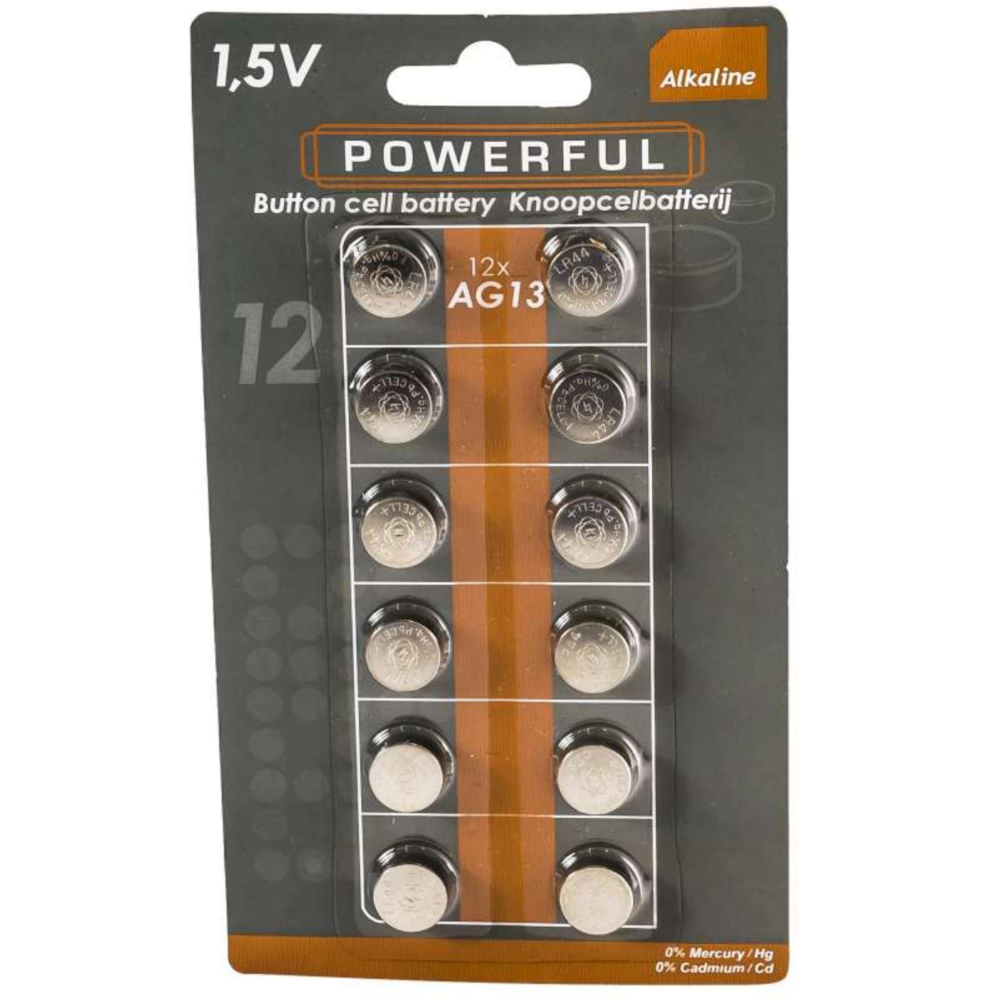 Pile Bouton Ag13-lr44 Les 12 Pièces à Prix Carrefour