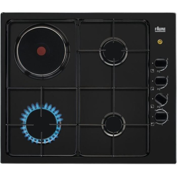 Plaque De Cuisson Mixte - Gaz - Electrique +[ Faure Fgm64300b - Gaz ...