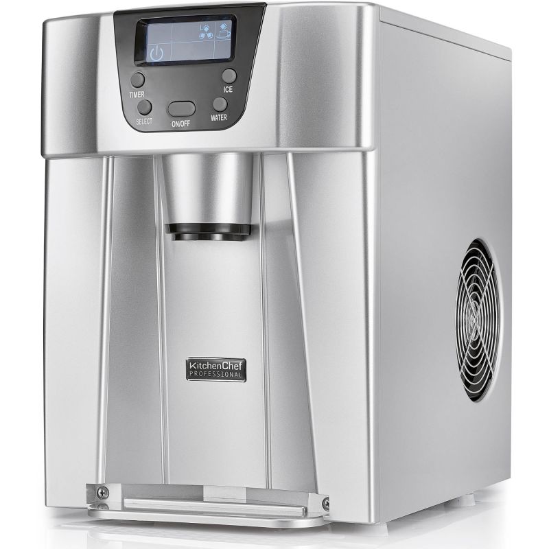 Kitchen Chef Machine À Glaçons Et D'eau Froide 140w Gris Silver à Prix ...