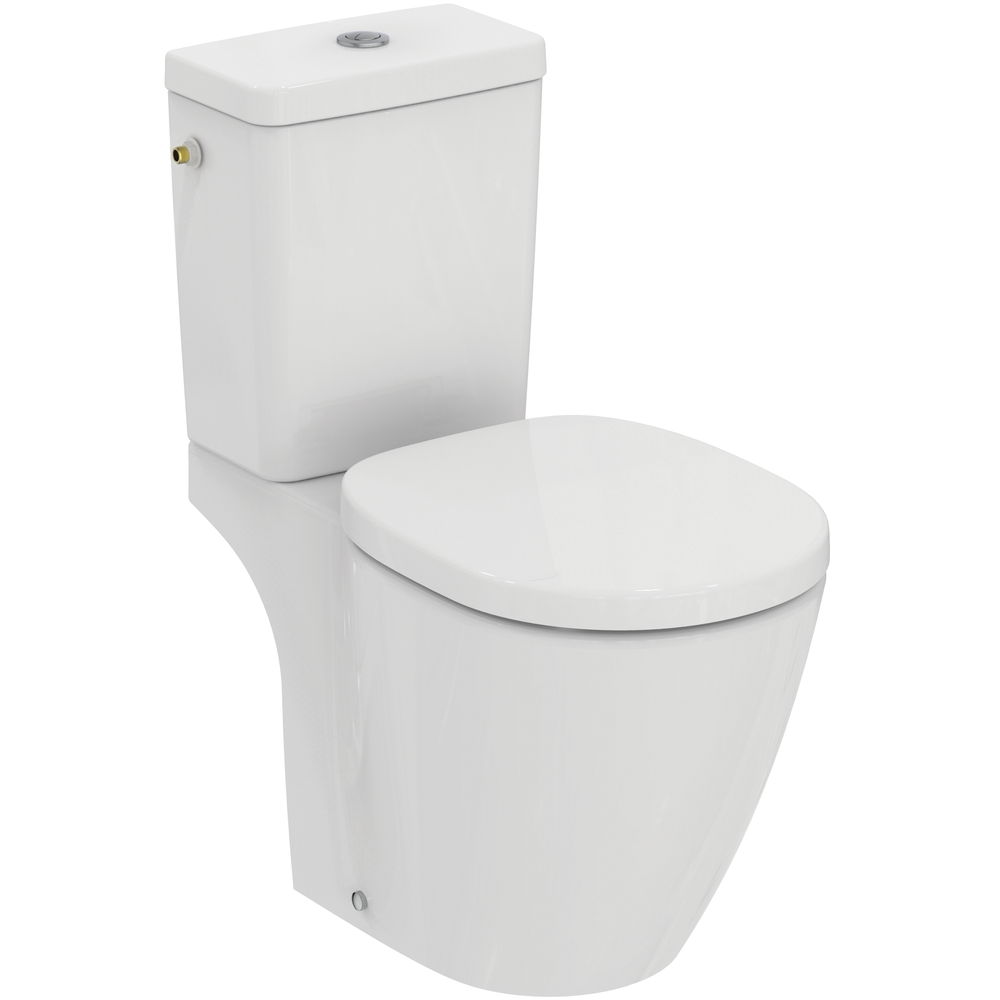 Pack Wc Connect Cube Sur Pied - Abattant Recouvrant Frein De Chute ...